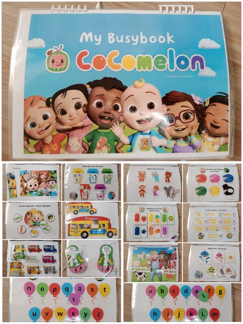 Cocomelon busy book 安静书, Hobbies & Toys, Books & Magazines, Children's ...