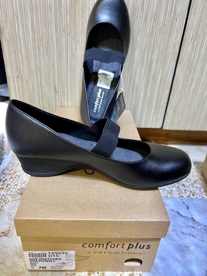 Comfort Plus Black Shoes on Carousell