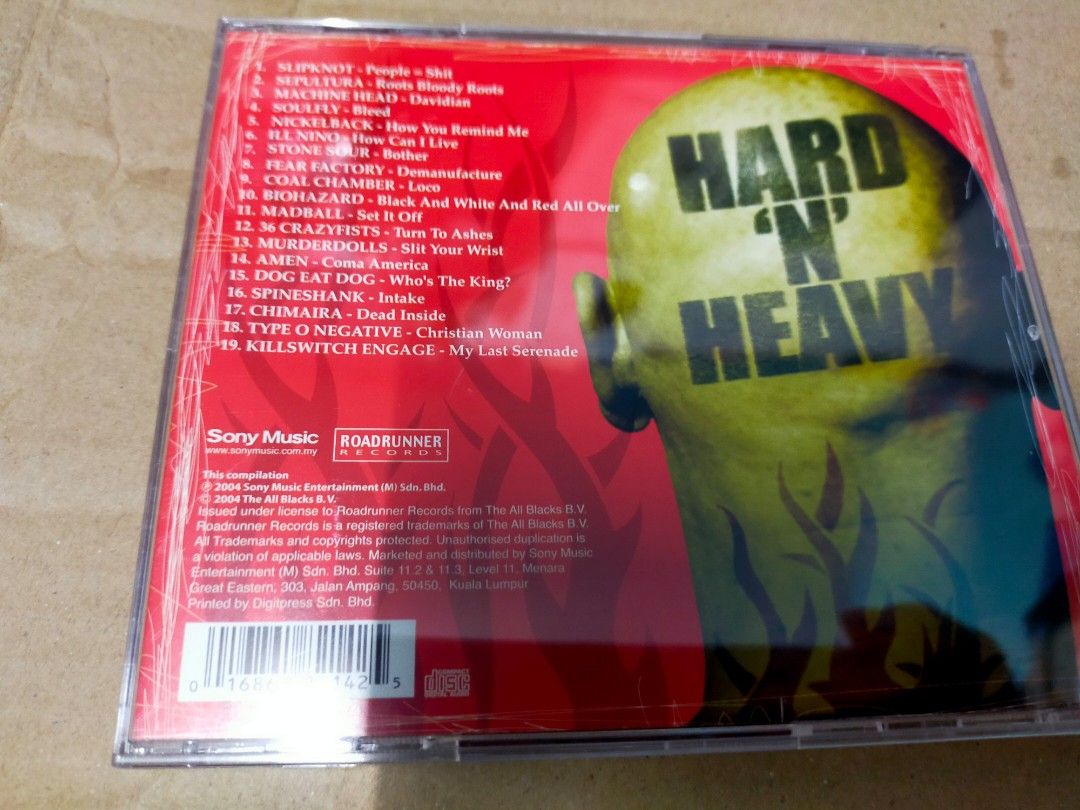 Compilation Hard N' Heavy, Hobbies & Toys, Music & Media, CDs & DVDs on ...