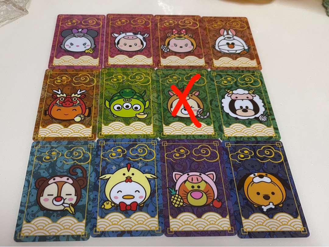 CPCM Disney Tsum Tsum zodiac collectible cards, Hobbies & Toys, Toys ...
