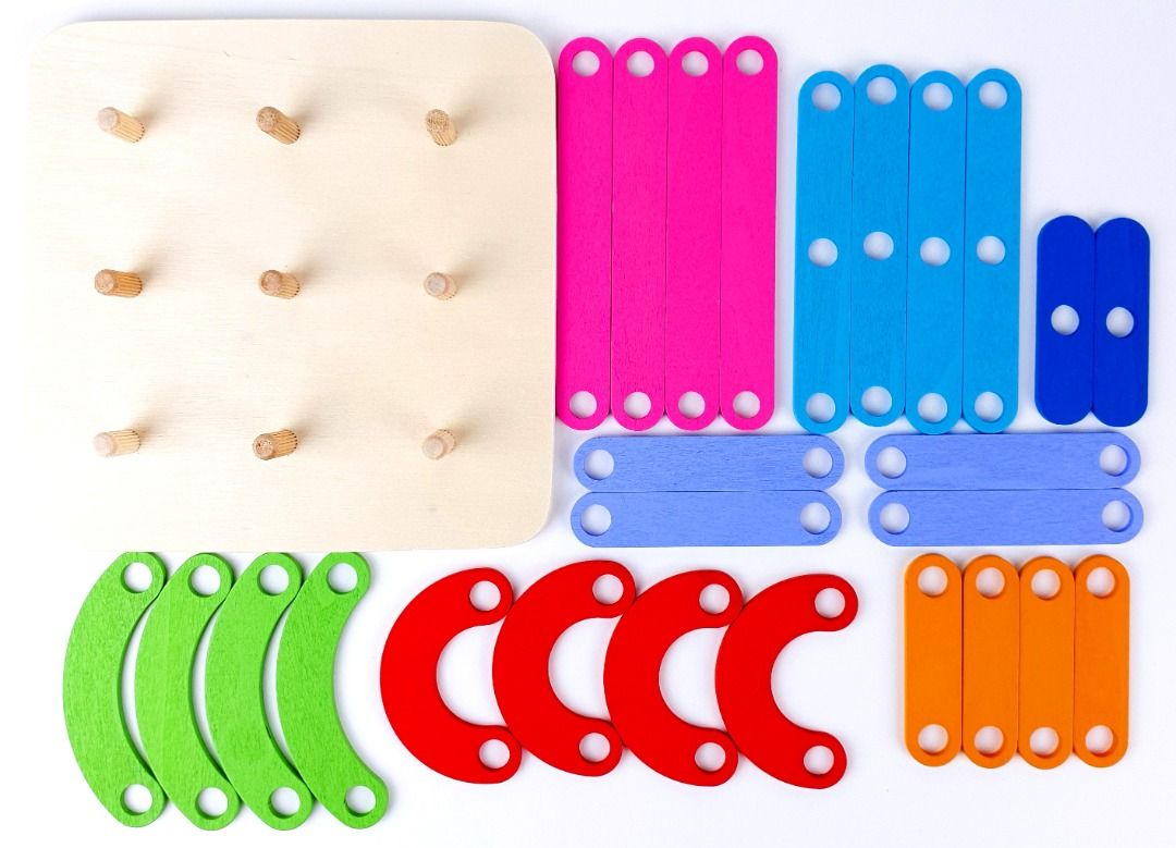 CREATIVE OPEN ENDED PLAY BUILD ALPHABET, NUMBER, PICTURE WOODEN TOY FOR ...