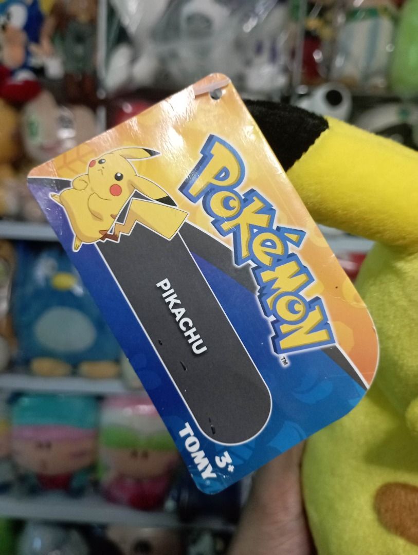 Cute 8-Inch Angry Pikachu Pokemon Plush Toy (Tomy), Hobbies & Toys ...
