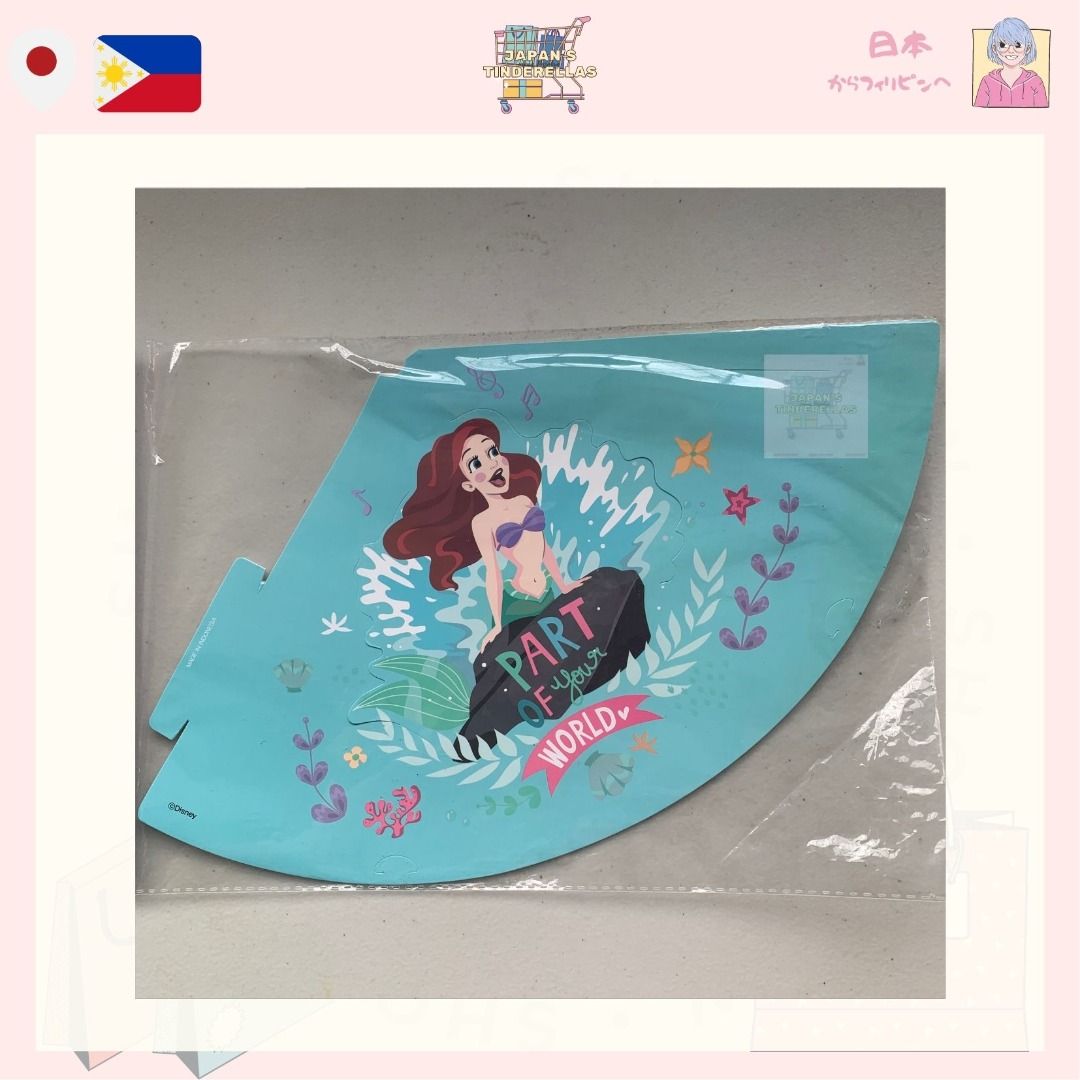 DAISO KOREA: DISNEY ARIEL LITTLE MERMAID - PARTY HATS, Hobbies & Toys ...