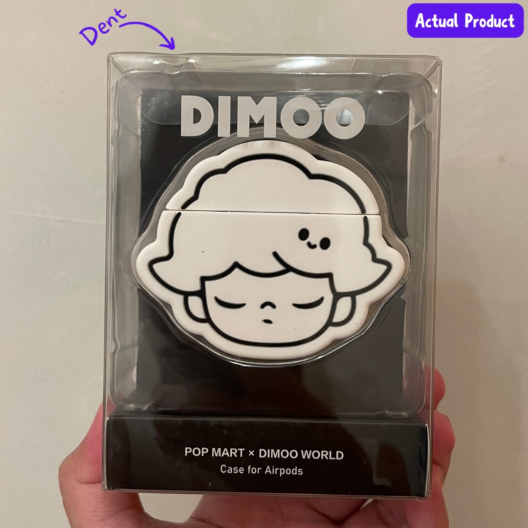 Pop Mart: Dimoo World of Black & White Airpods Case (WHITE) on Carousell