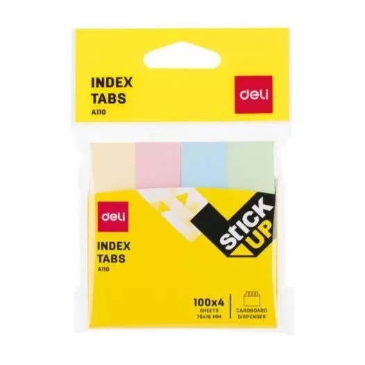 Deli Paper Index Tabs EA11002, Hobbies & Toys, Stationery & Craft ...