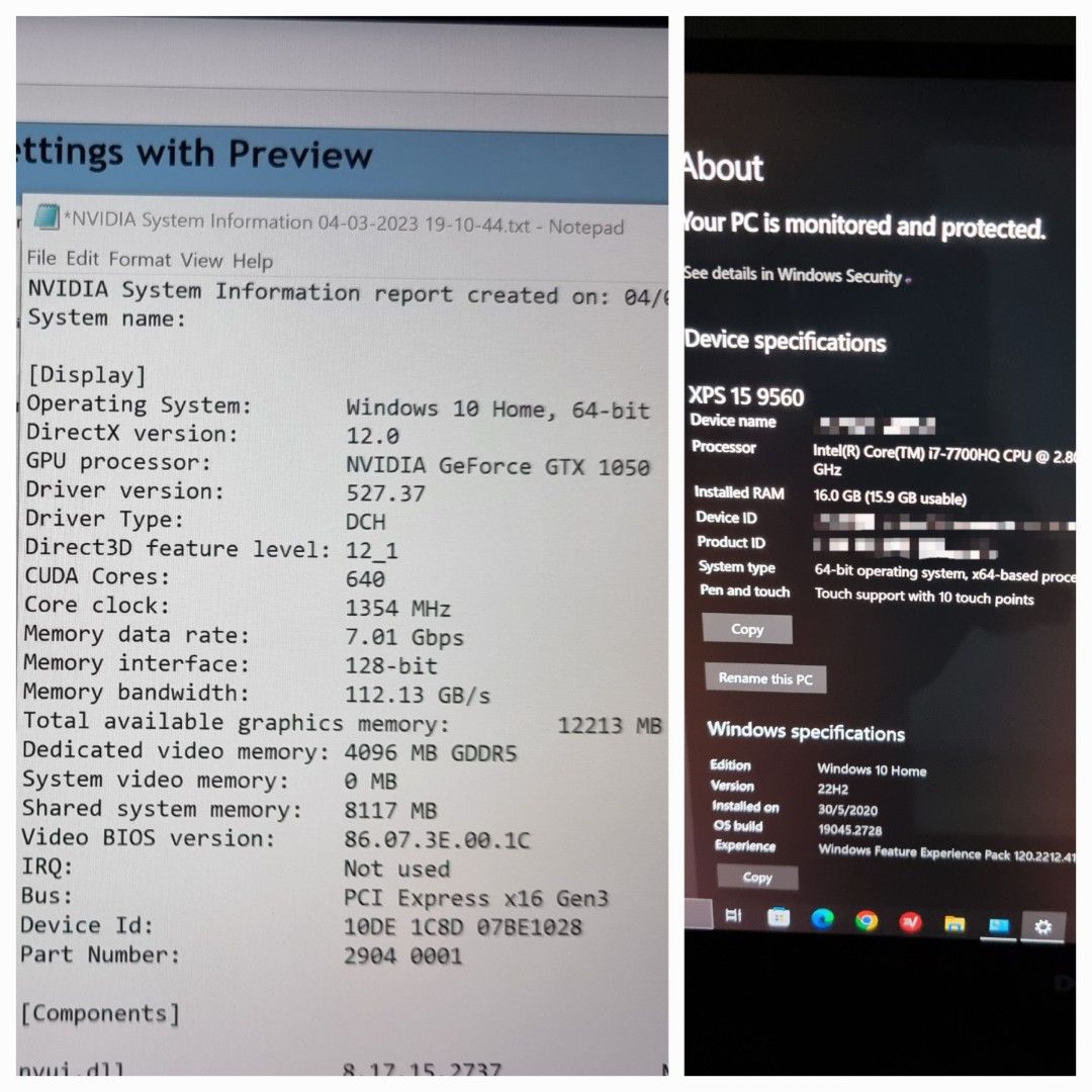 DELL XPS 15 9560 ($1000), Computers & Tech, Laptops & Notebooks on ...
