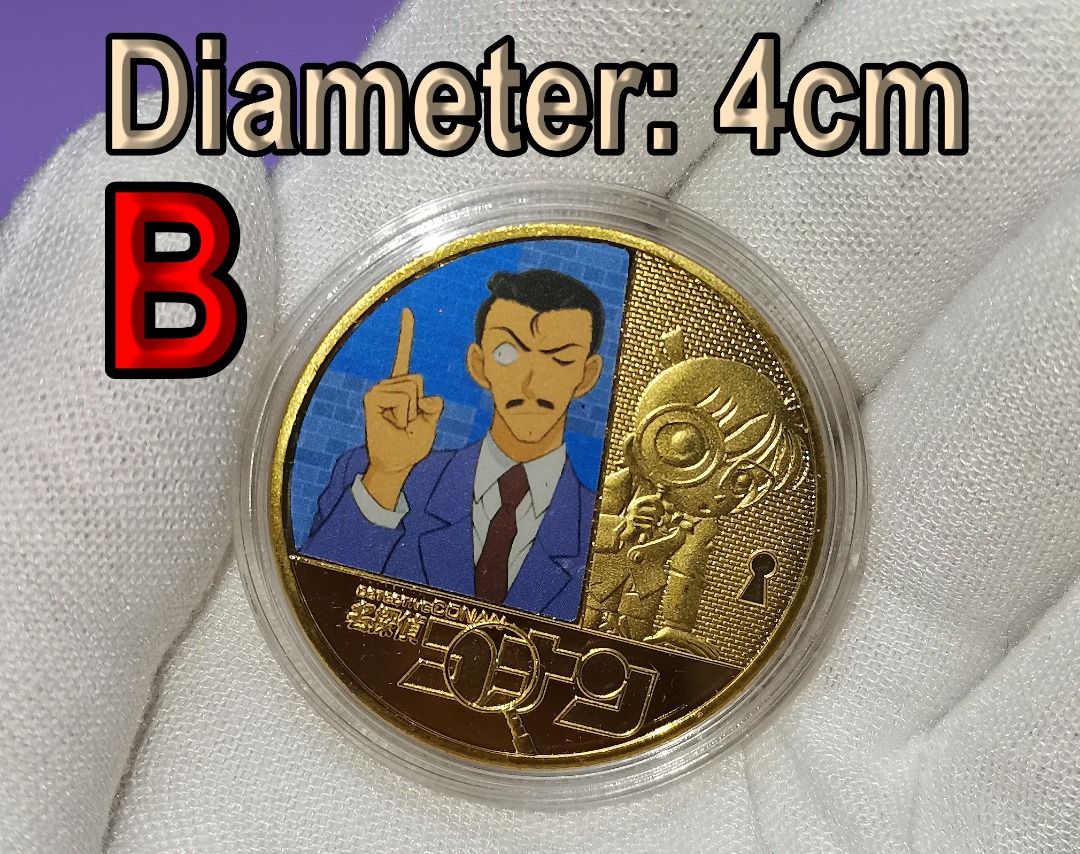 Detective Conan coin collection ( J Store ), Hobbies & Toys ...