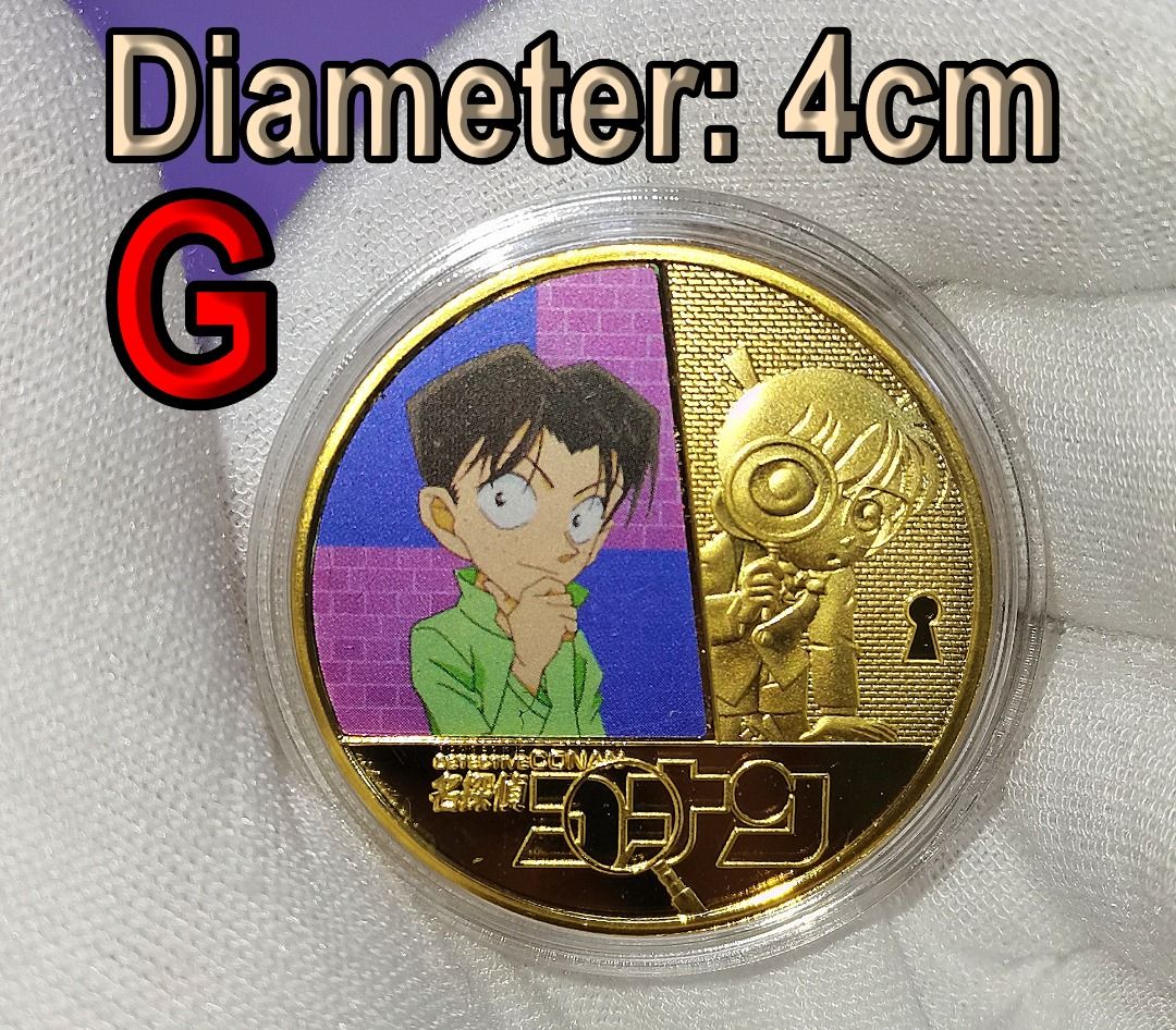 Detective Conan coin collection ( J Store ), Hobbies & Toys ...