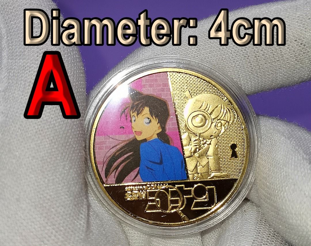 Detective Conan coin collection ( J Store ), Hobbies & Toys ...