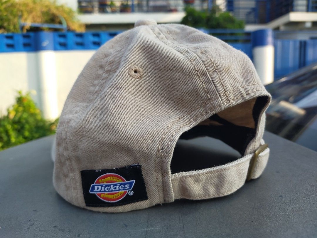 Dickies patch logo khaki cap, Men's Fashion, Watches & Accessories ...