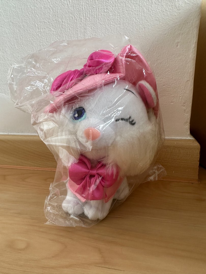 Disney authentic Marie soft toy, Hobbies & Toys, Toys & Games on Carousell