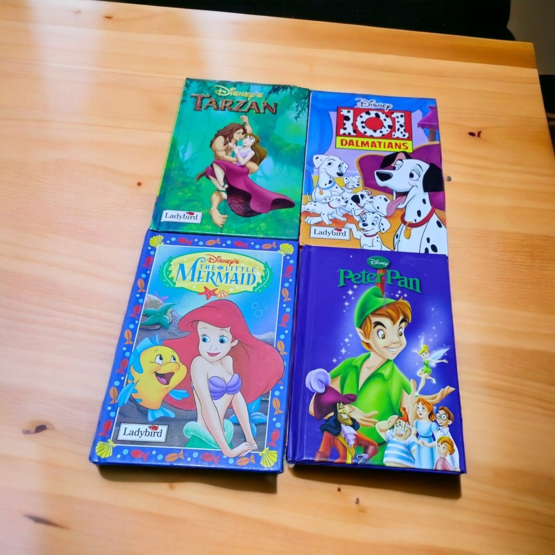 Disney book collection 4 in ( 101 Dalmatians, Little Mermaid, Peter Pan ...