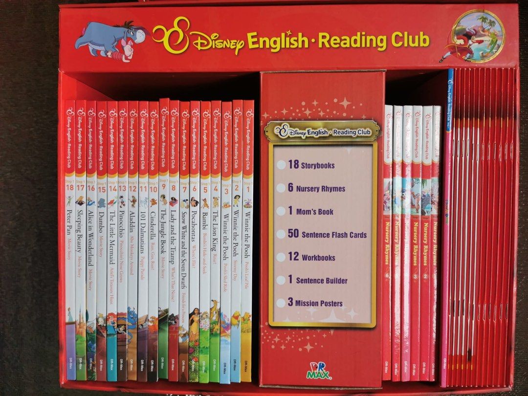Disney English Reading Club Package, 興趣及遊戲, 書本 & 文具, 小朋友書 - Carousell