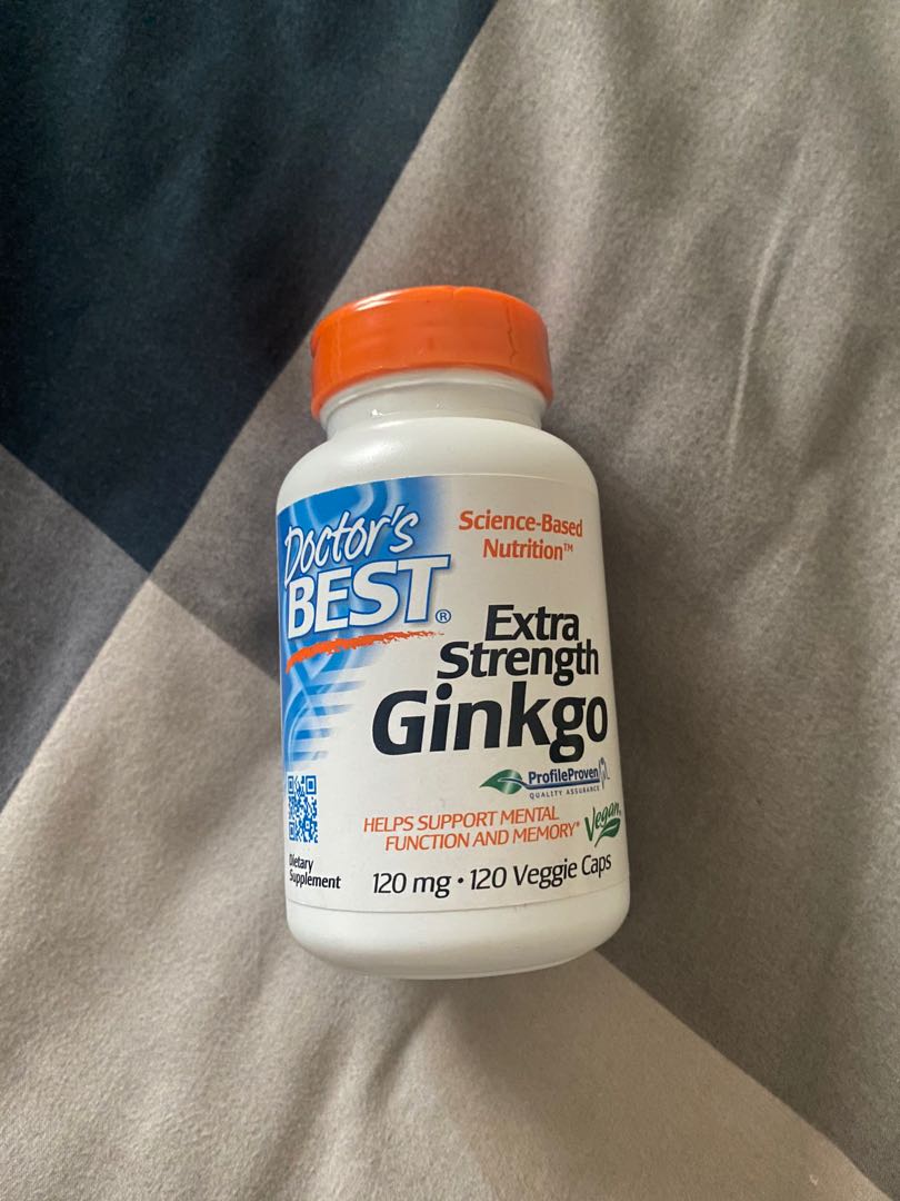 Doctor best extra strength ginkgo, 120 mg, 120 veggies, Health ...