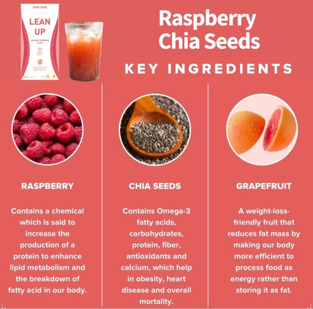 Doki Doki Lean Up Drink Sachets, Health & Nutrition, Health Supplements ...