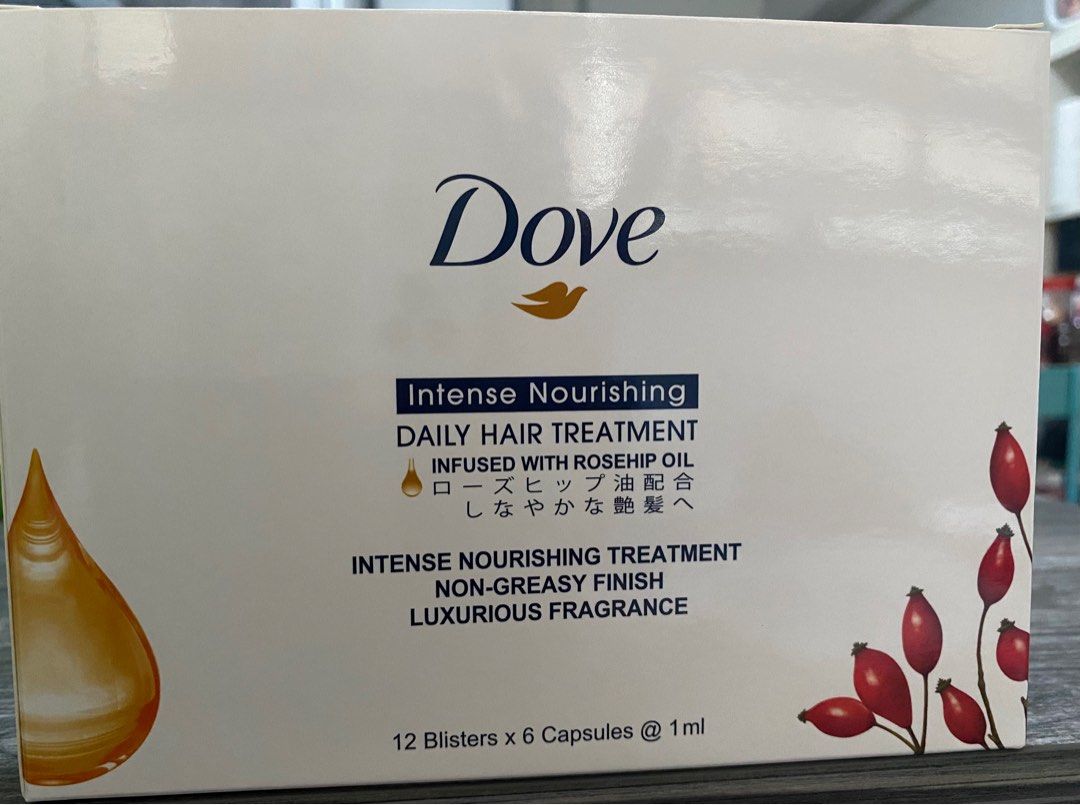Dove daily hair treatment oil (6 caps), Beauty & Personal Care, Hair on ...