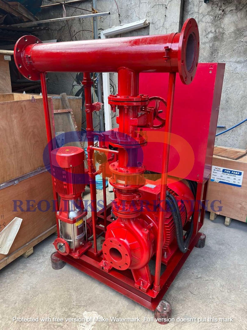 Fire Pump Package, Commercial & Industrial, Industrial Equipment on Carousell