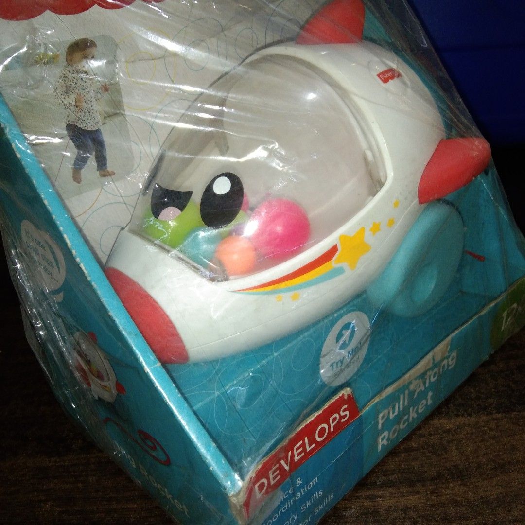 Fisher Price Pull Along Rocket on Carousell