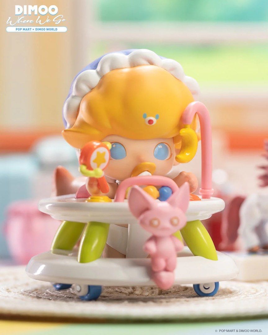Dimoo baby walker (where we go series) POPMART, Hobbies & Toys, Toys ...