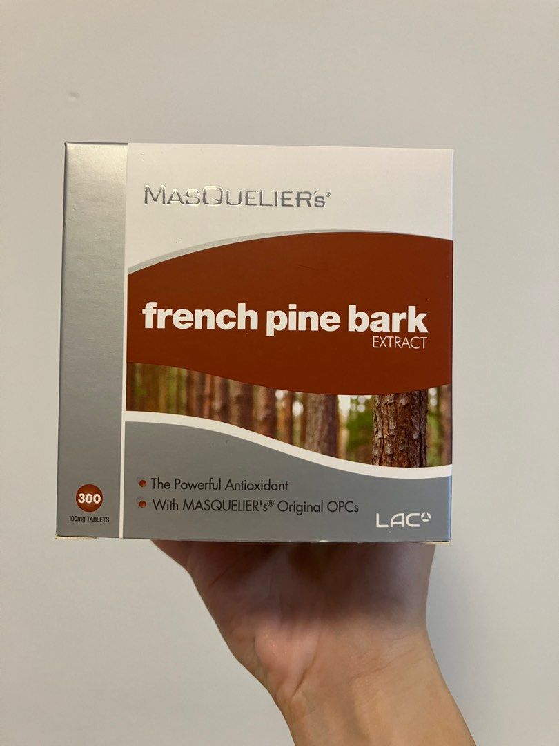 French Pine Bark Extract (300 tablets), Health & Nutrition, Health ...