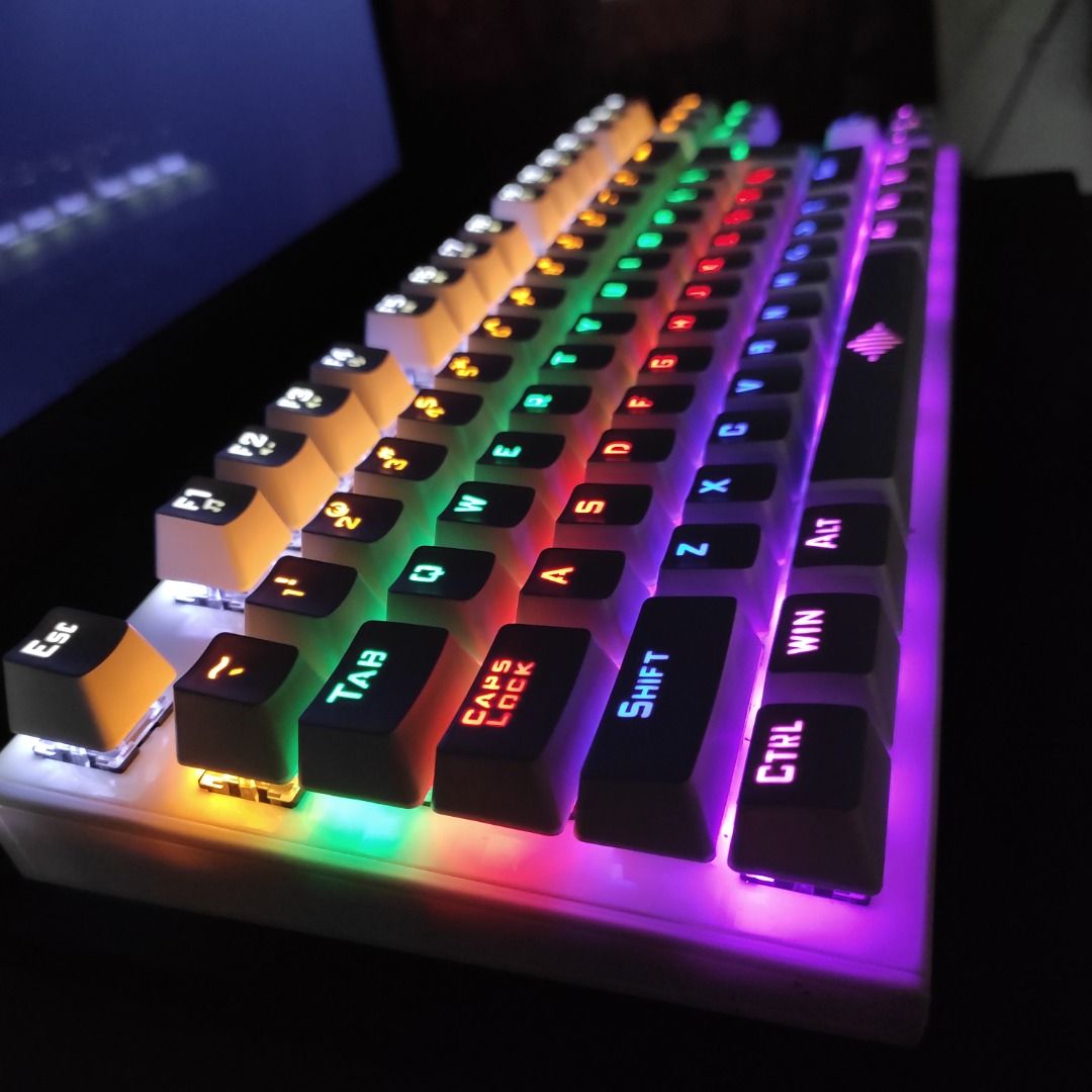 Gigaware K28 Blue Switch Mechanical Keyboard 87keys Gaming Keyboard ...