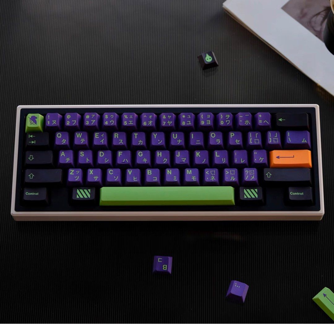 GMK PBT Mecha-01 Keycaps (Clones), 電腦＆科技, 電腦周邊及配件, 電腦鍵盤及相關產品 - Carousell