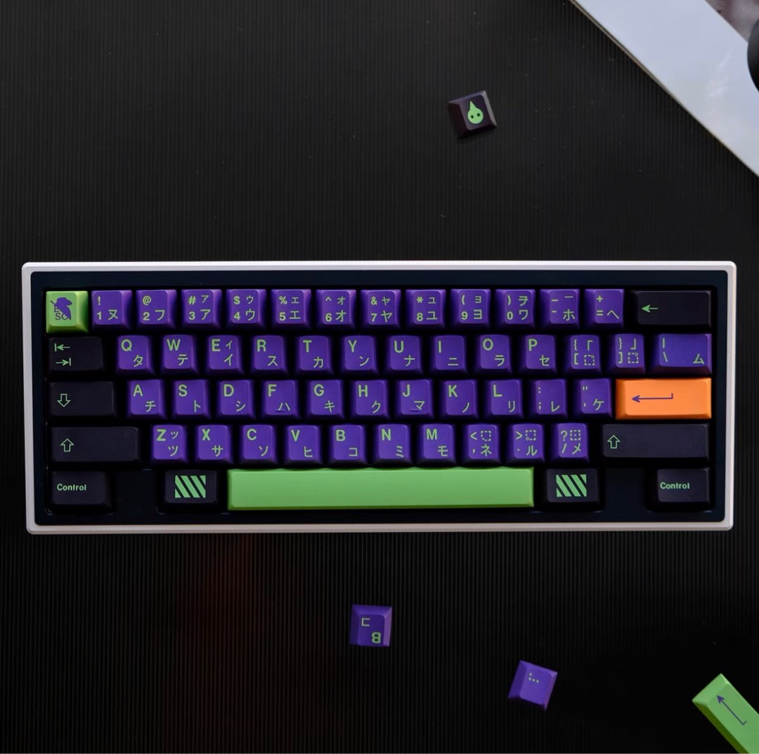 GMK PBT Mecha-01 Keycaps (Clones), 電腦＆科技, 電腦周邊及配件, 電腦鍵盤及相關產品 - Carousell