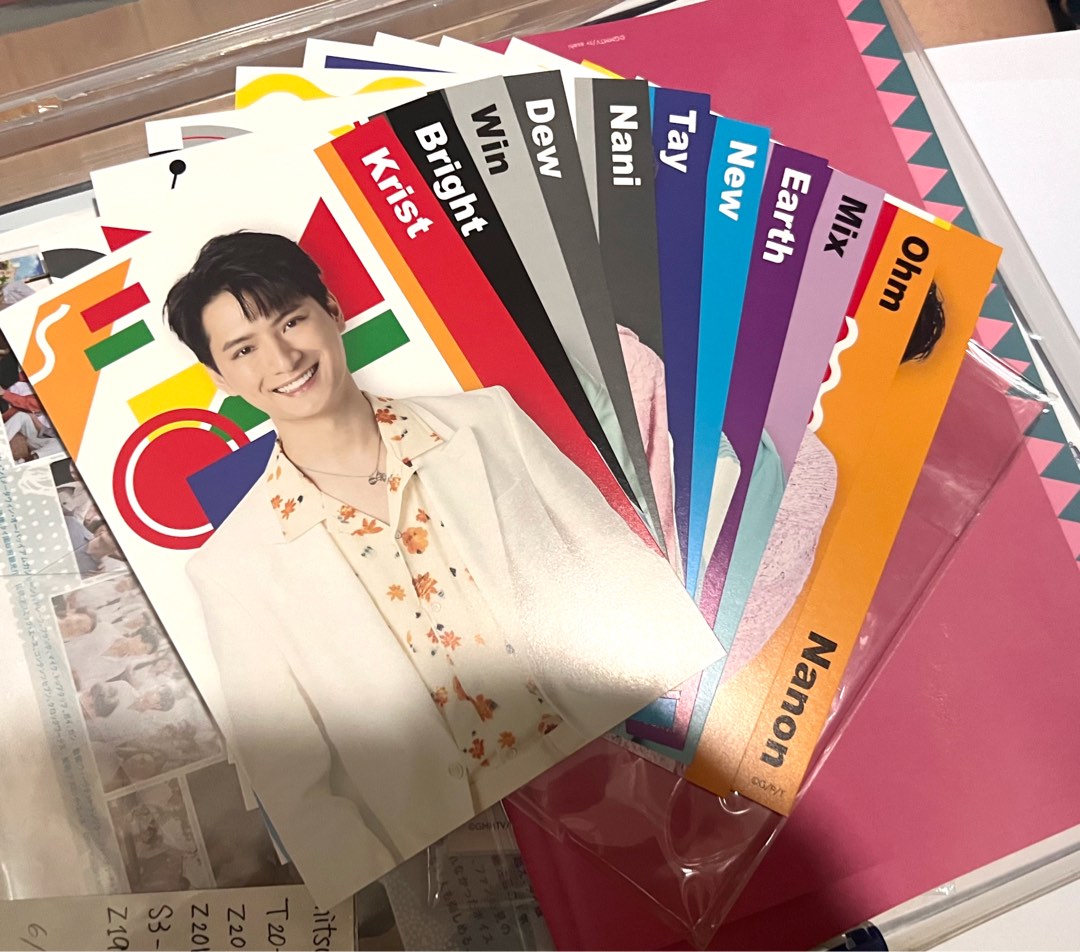 GMMTV FAN FEST LIVE IN JAPAN 特典明信片, 興趣及遊戲, 收藏品及紀念品, 明星周邊 - Carousell