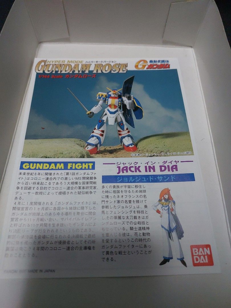 HYPER MODE Gundam Rose Gold Coated Model kit Gunpla 1 / 144 Mobile suit ...