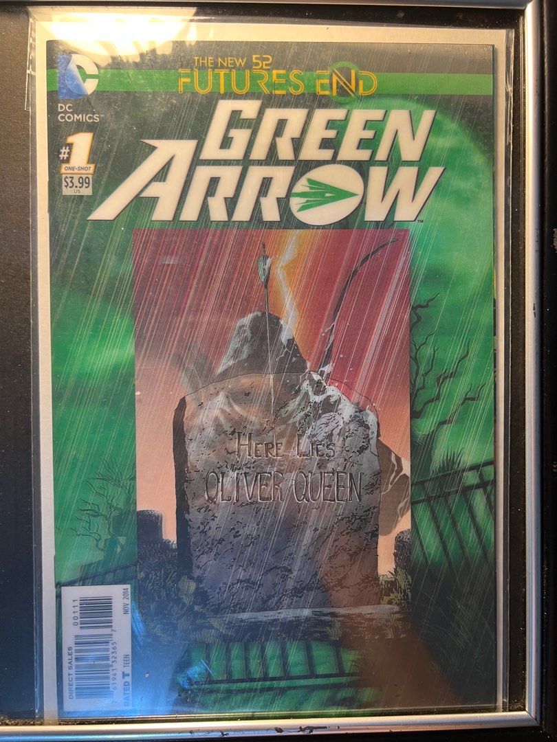 Green Arrow #1 Futures End One Shot Lenticular Cover on Carousell