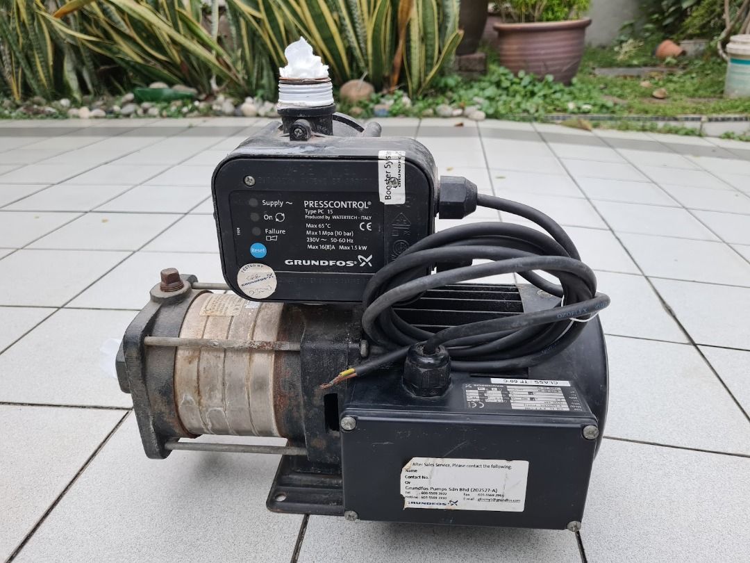 Grundfos Water Pressure Booster Pump