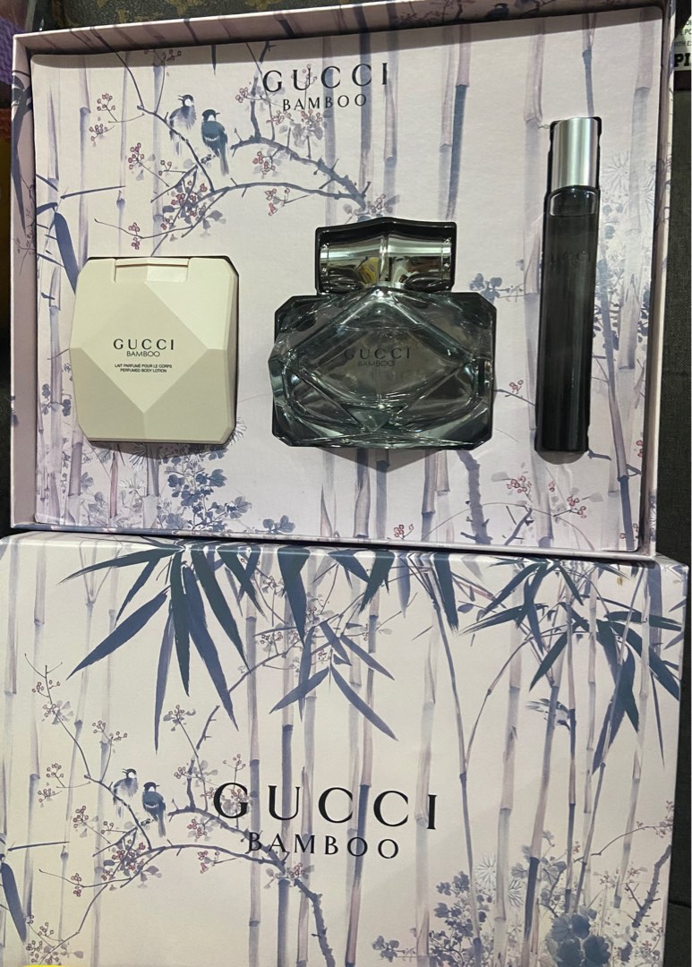Gucci Bamboo Perfume Set, Beauty & Personal Care, Fragrance ...