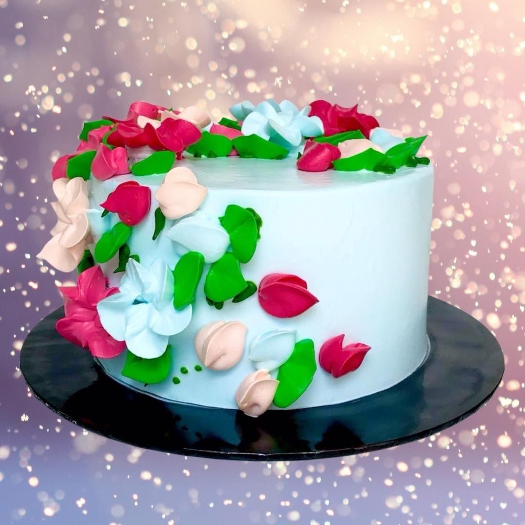 Halal-Certified Azure Blossom Cake, Food & Drinks, Homemade Bakes on ...