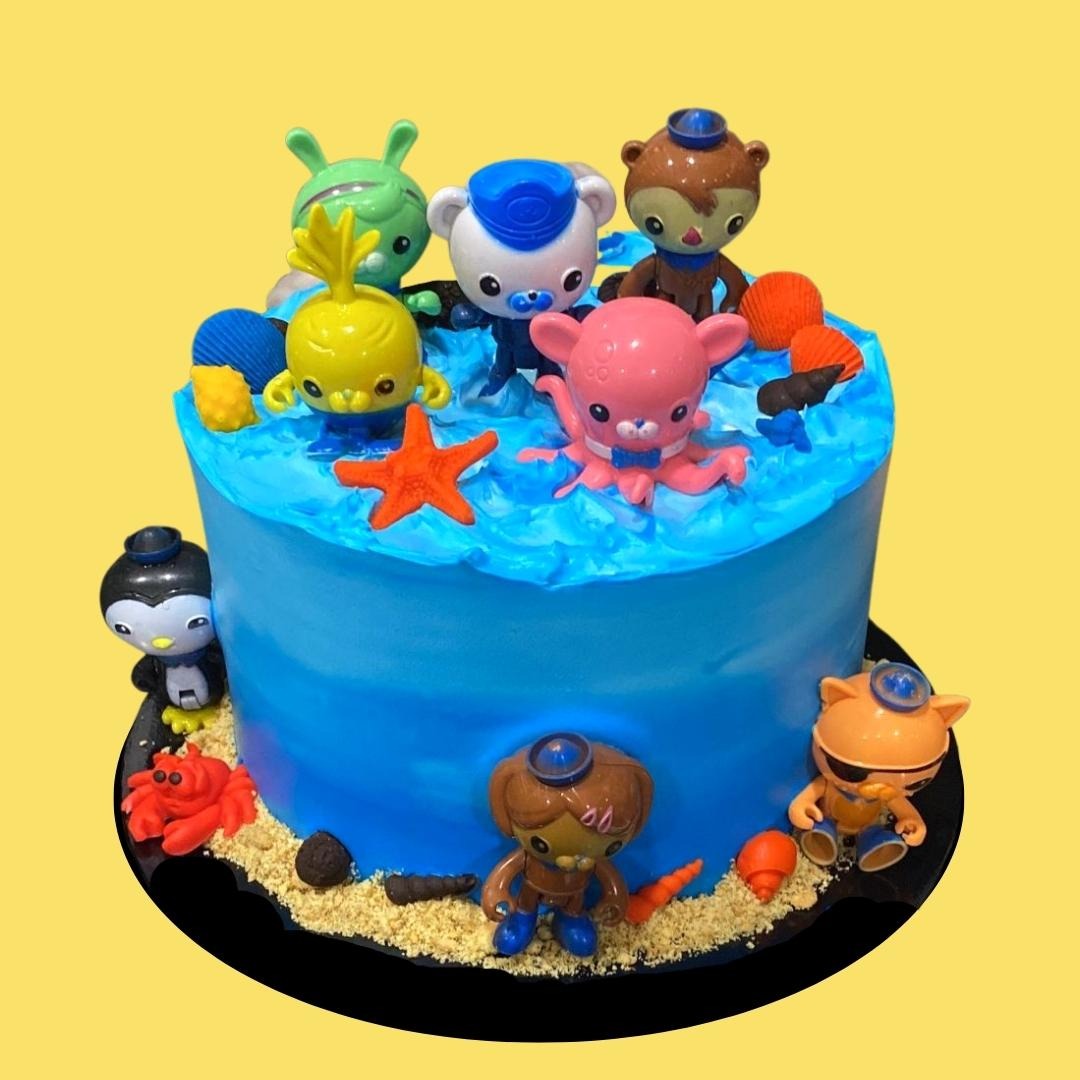 Halal-Certified Octonauts Theme Cake (Ideal For Kids), Food & Drinks ...