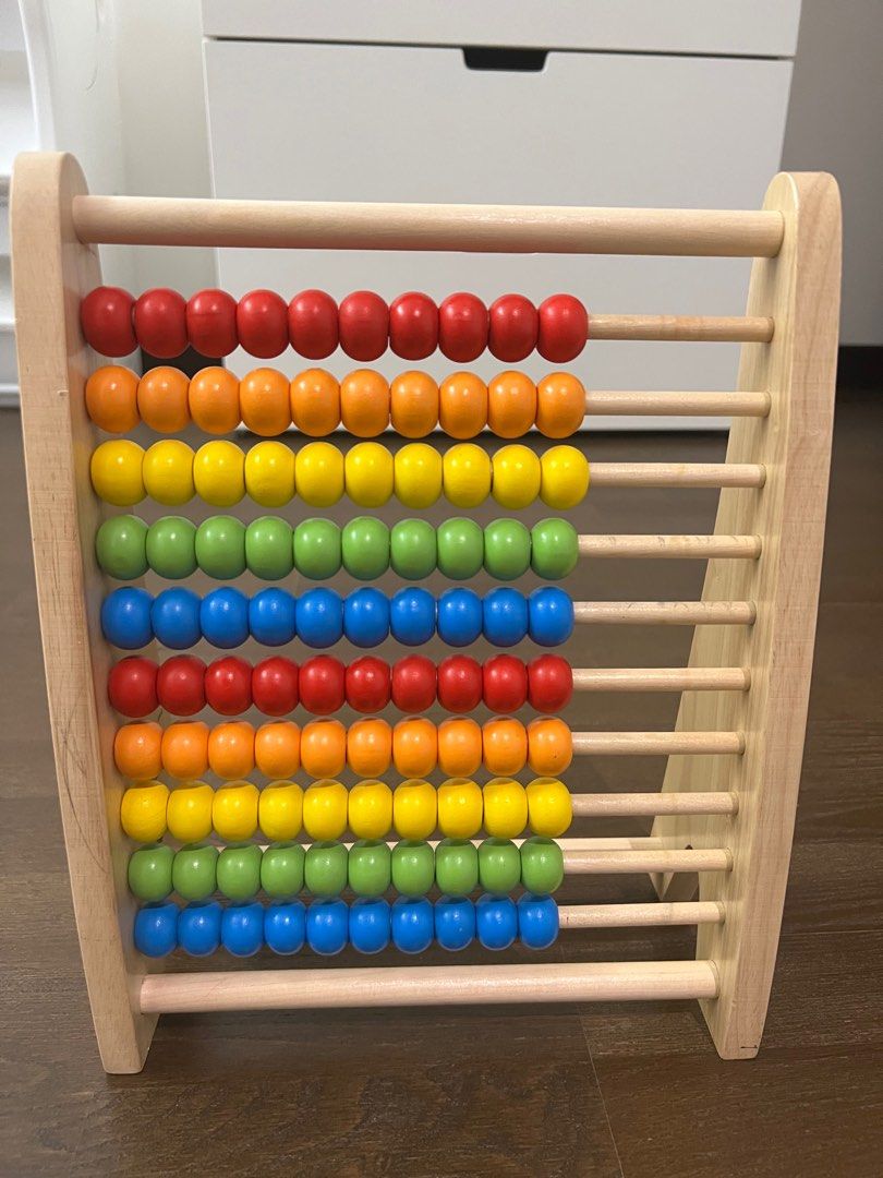 Hape Rainbow Bead Abacus, Hobbies & Toys, Toys & Games on Carousell