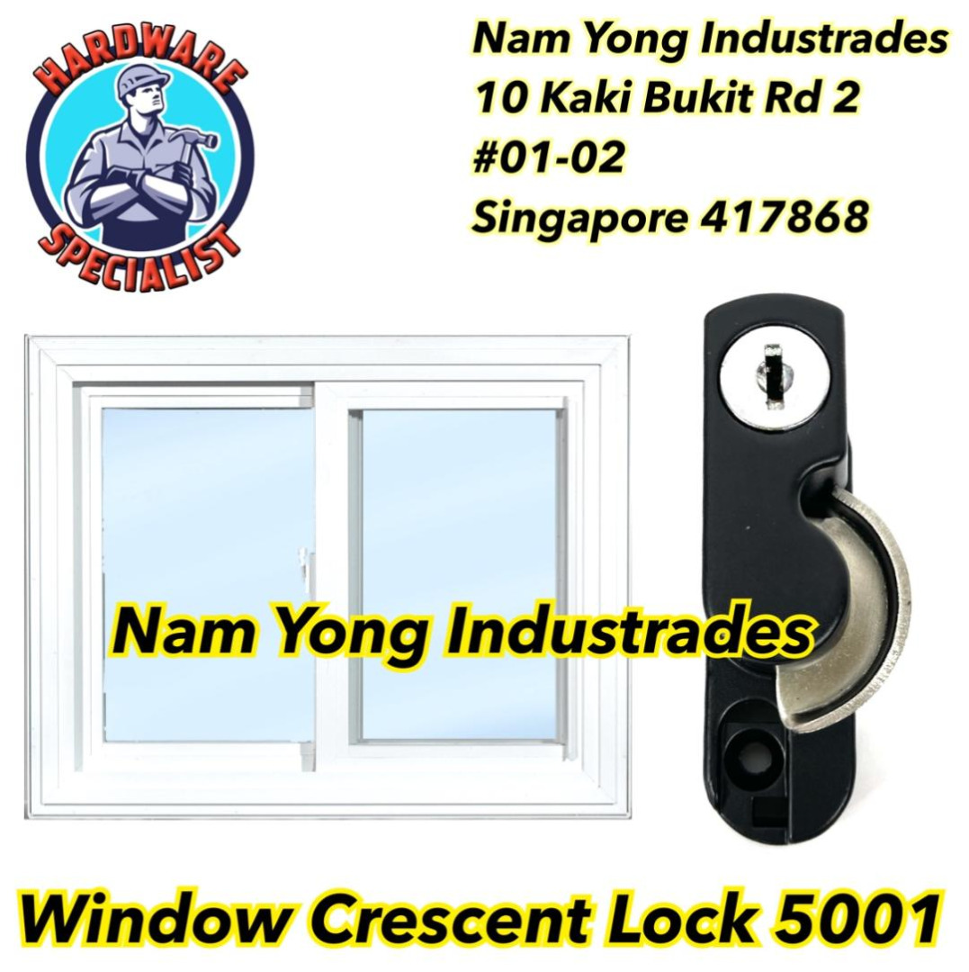 Hardware Specialist Child Safe Window Crescent Lock 5001, Furniture ...