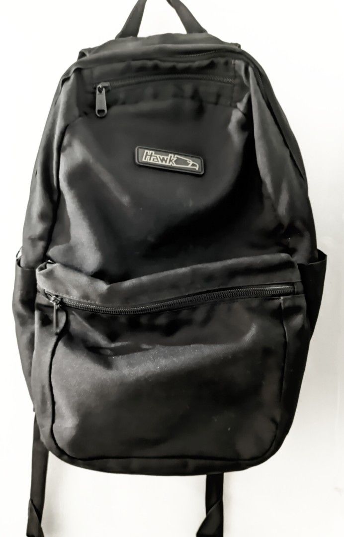 Hawk Backpack- All Black on Carousell
