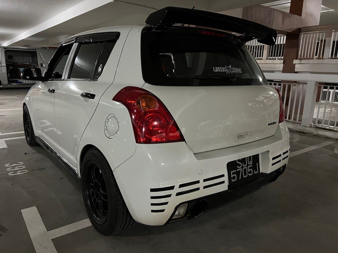 High gloss cf boot wrap vinyl PET swift sport, Car Accessories ...