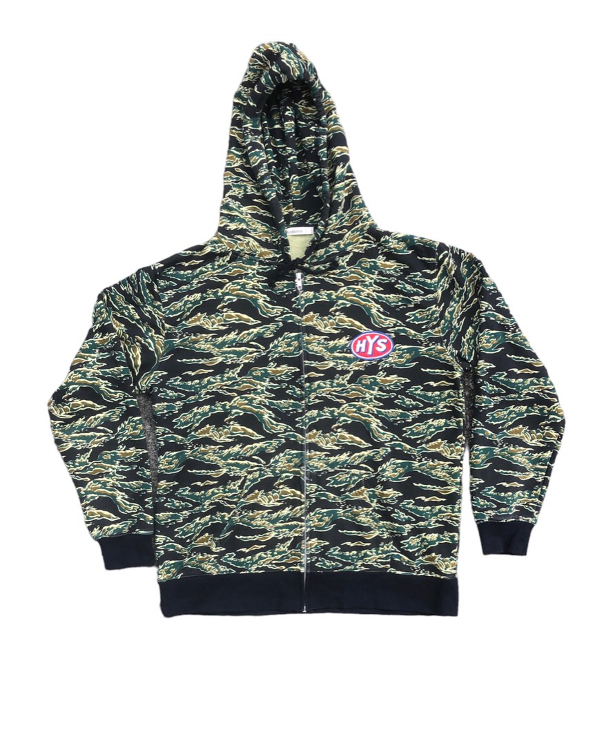 Hysteric glamour tiger stripe, Men's Fashion, Tops & Sets, Hoodies on ...