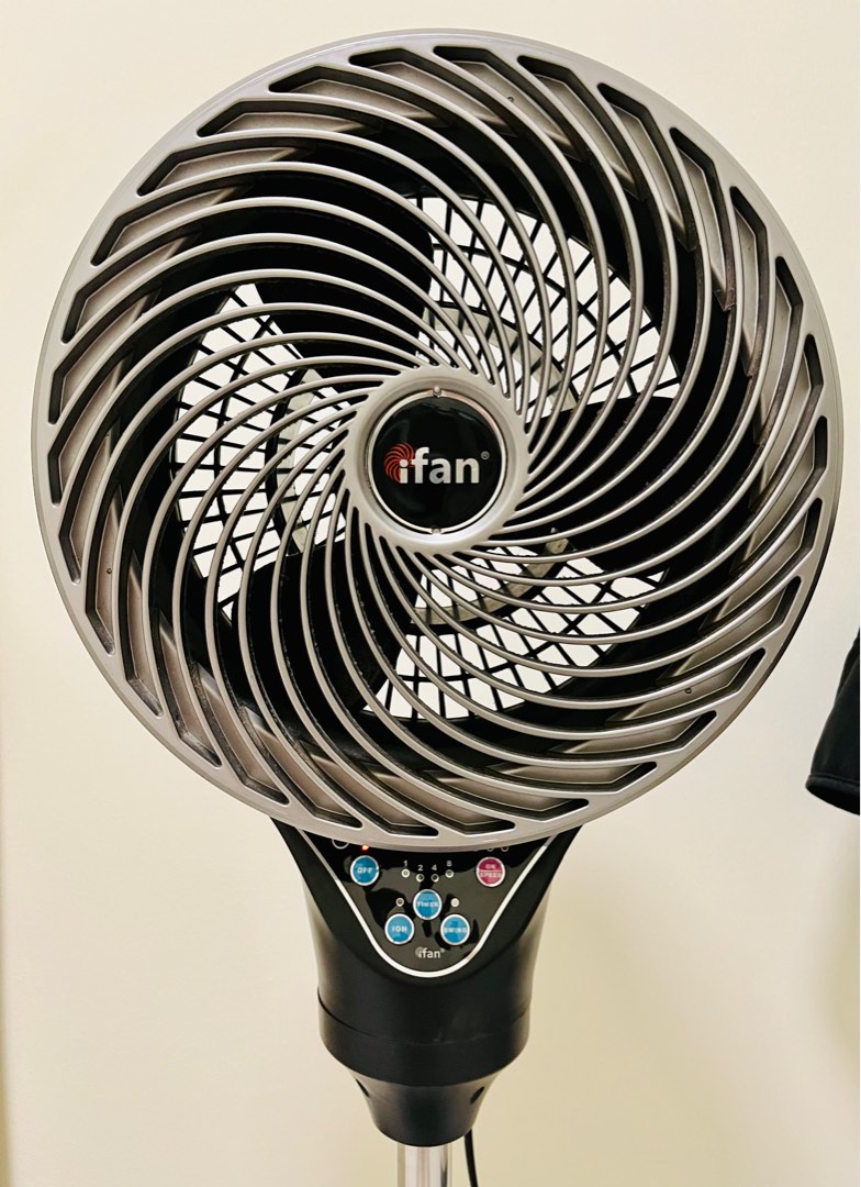 iFan Stand Fan with remote control, Furniture & Home Living, Lighting ...