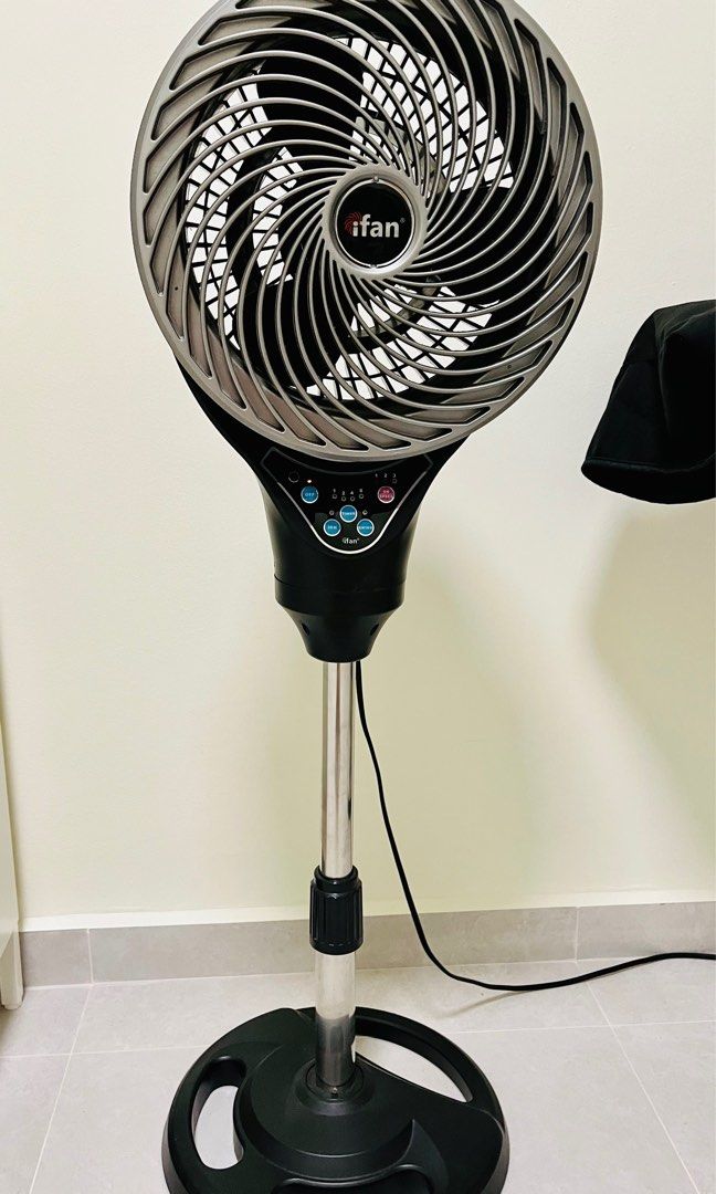 iFan Stand Fan with remote control, Furniture & Home Living, Lighting ...
