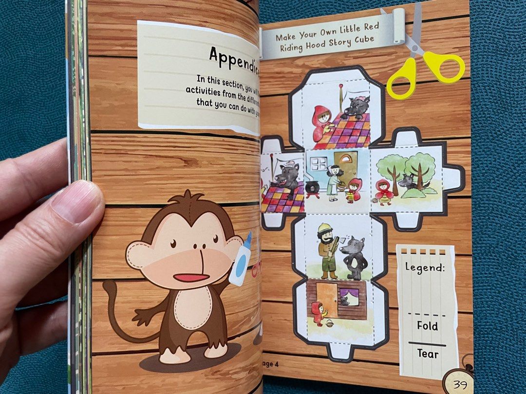 Interactive book for children 6 years old and below, Hobbies & Toys ...