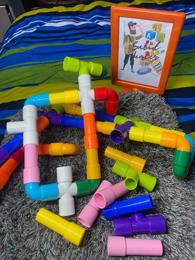 Interlocking Pipes, Hobbies & Toys, Toys & Games on Carousell