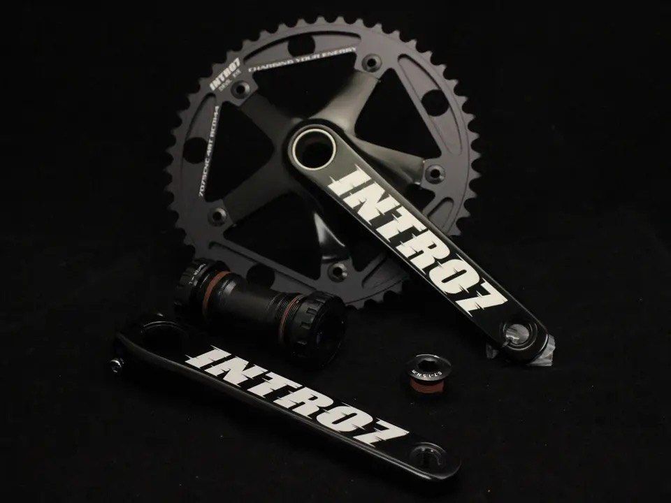 Intro7 intro 7 Devil Eye Hollowtech Track Crankset 144bcd 48T fixie ...