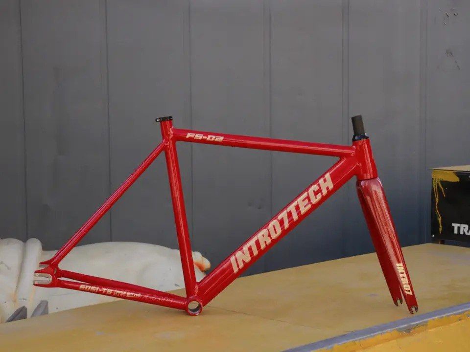 Intro7 Intro 7 FS-02 Fixie single speed track bicycle frameset, Sports ...