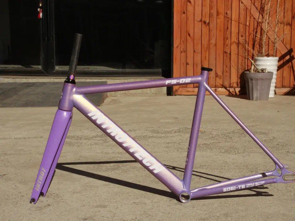 Intro7 Intro 7 FS-02 Fixie single speed track bicycle frameset, Sports ...