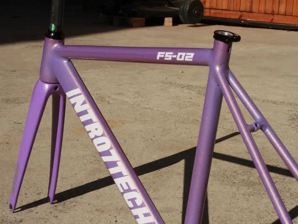 Intro7 Intro 7 FS-02 Fixie single speed track bicycle frameset, Sports ...