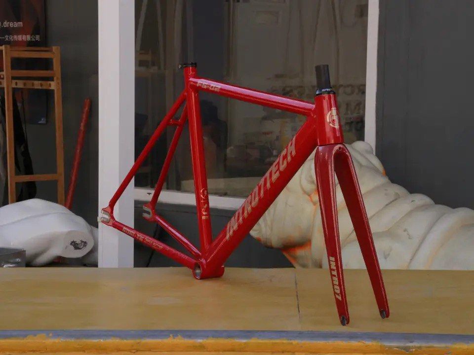 Intro7 Intro 7 FS-02 Fixie single speed track bicycle frameset, Sports ...