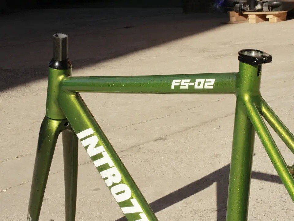Intro7 Intro 7 FS-02 Fixie single speed track bicycle frameset, Sports ...