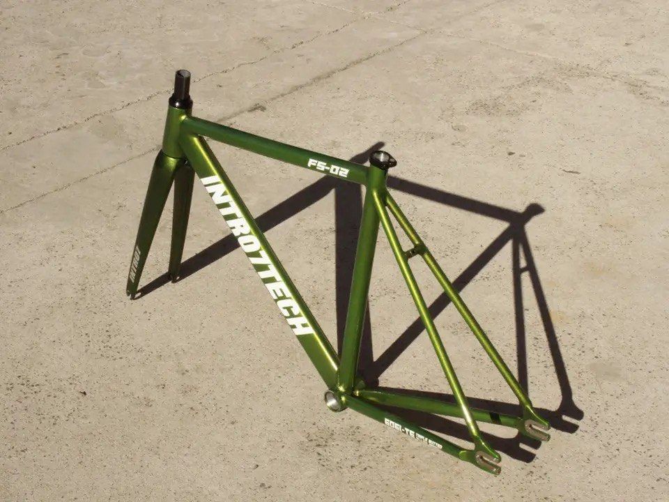Intro7 Intro 7 FS-02 Fixie single speed track bicycle frameset, Sports ...